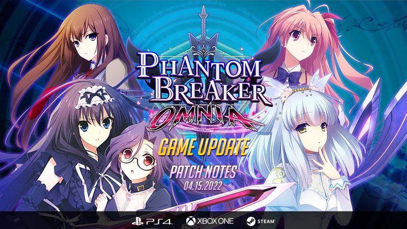 Phantom Breaker: Omnia – Game Update | Patch Notes Steam, Xbox One ...